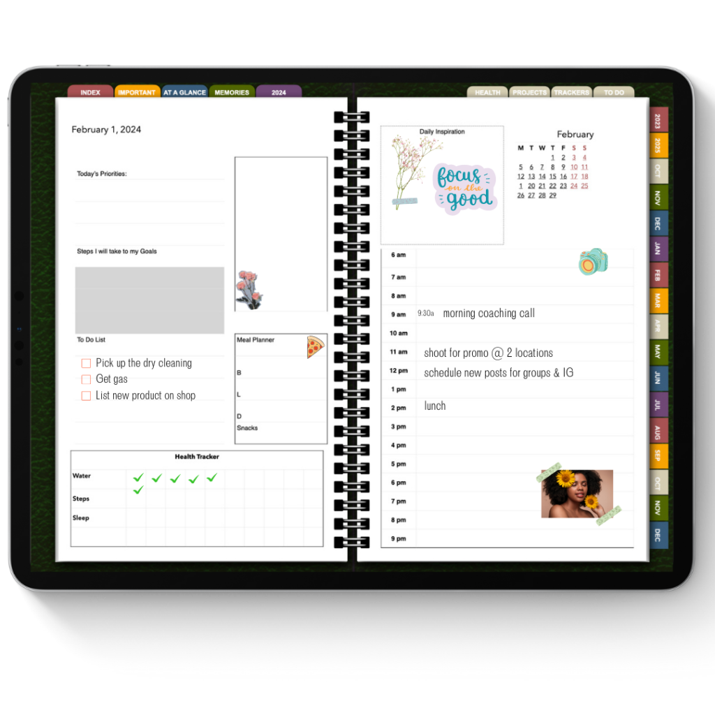 2024 Momlife realistic planner - Cherie La Vie Designs